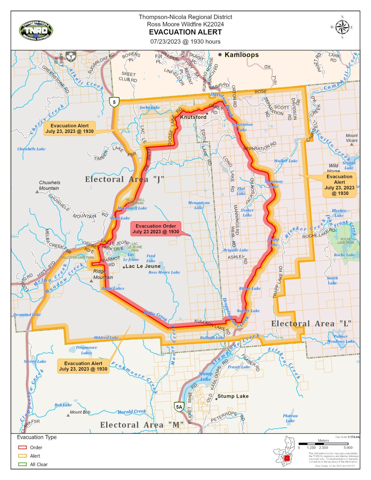 More than 300 properties ordered to evacuate under threat from the Ross ...